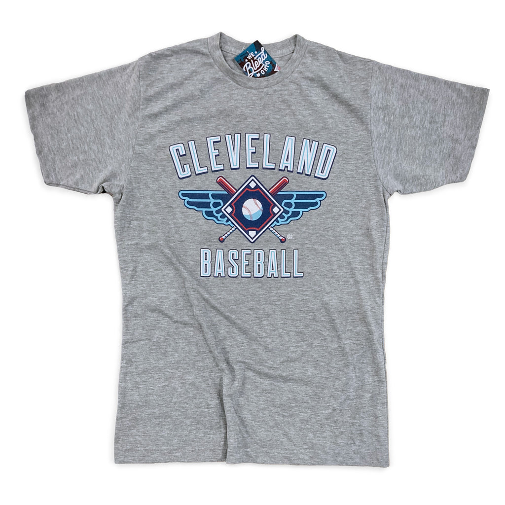 Winged Baseball - Cleveland Tshirt